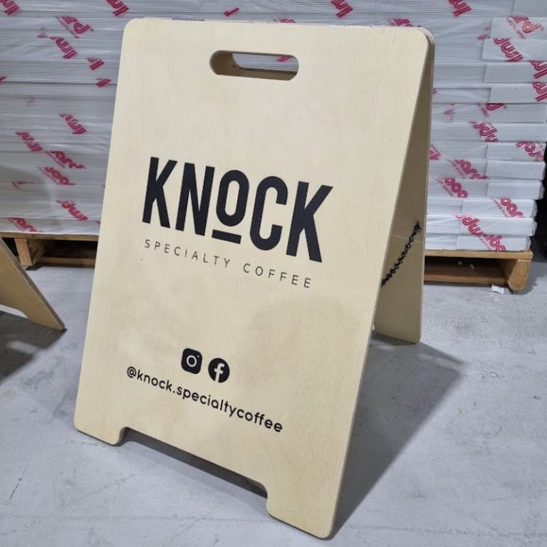 Wooden A Frame Signs, Wood Panel A-Frame, 590x790mm | Grace Sign